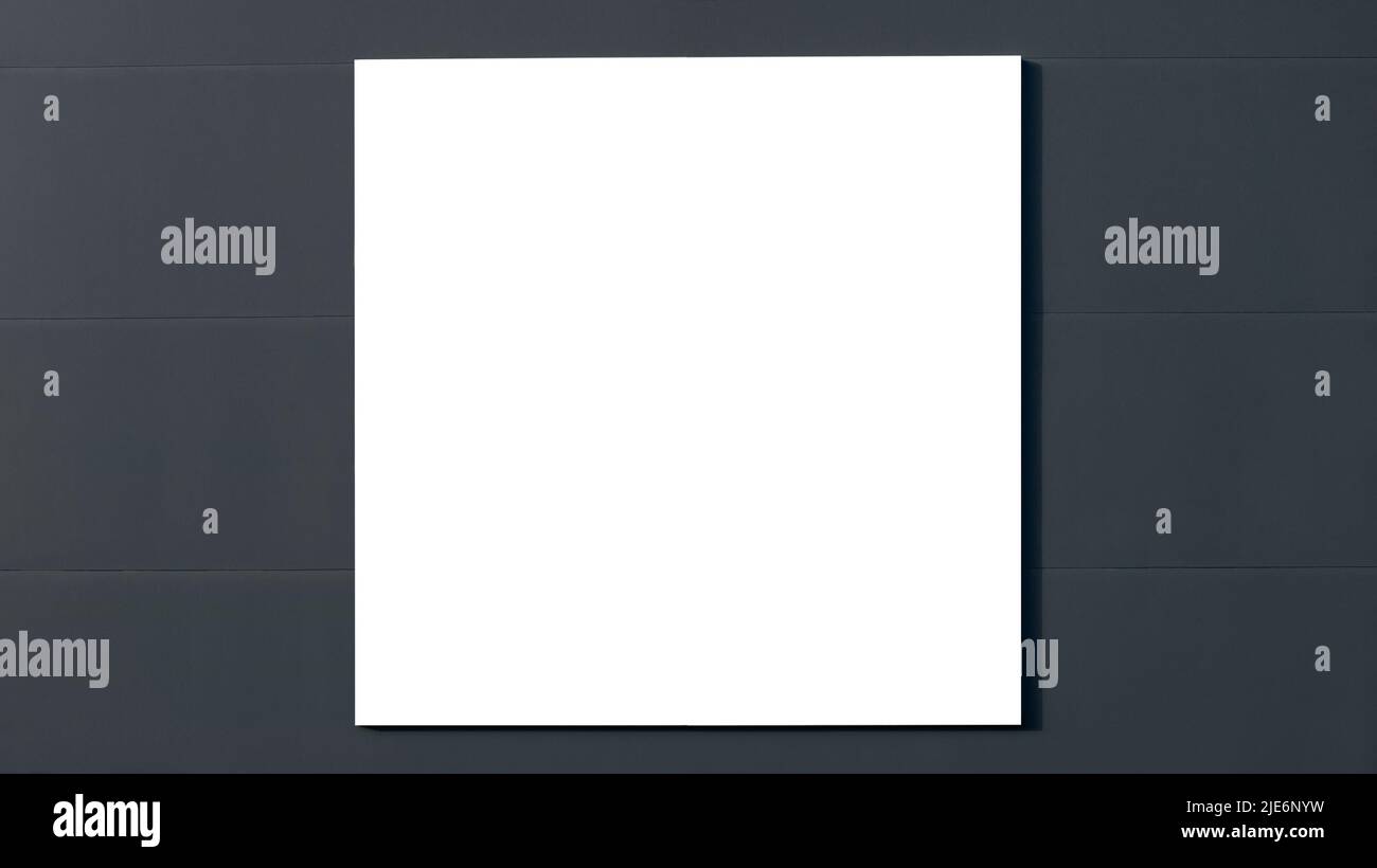 Modern blank signage sign design mockup isolated for the design of ...