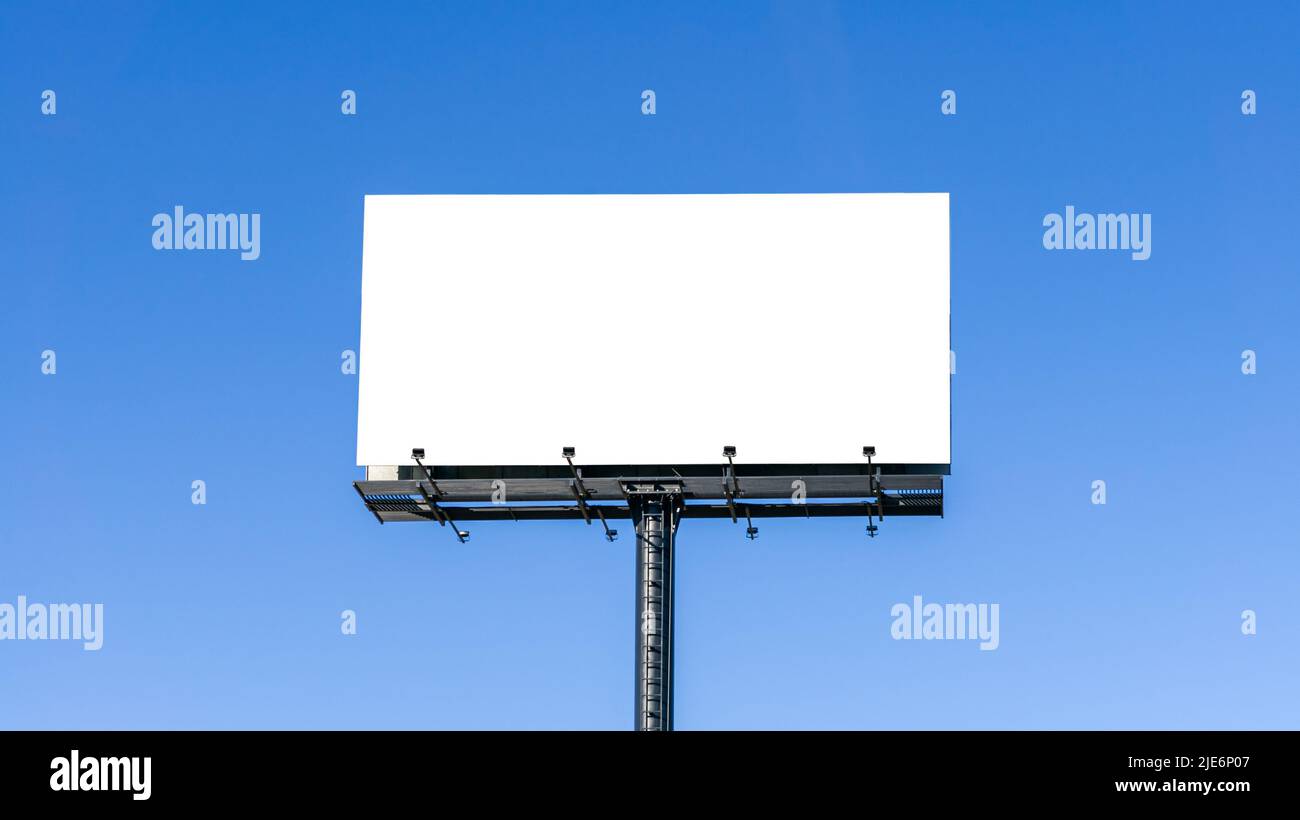 Modern blank signage sign design mockup isolated for the design of ...