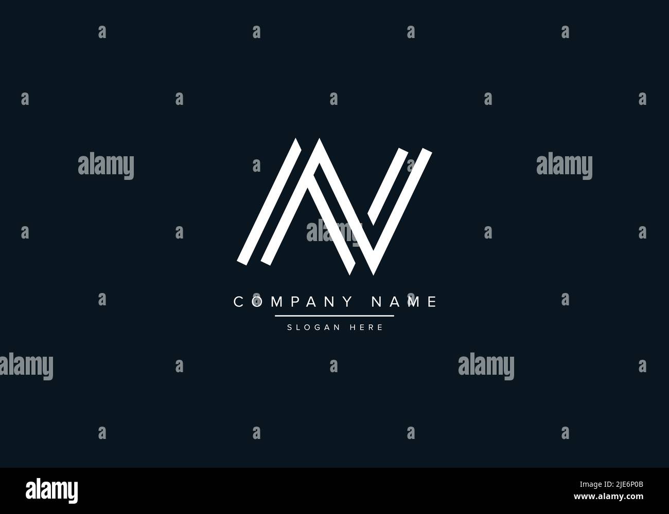 Alphabet Abstract Letter Icon Logo AV Stock Vector Image & Art - Alamy