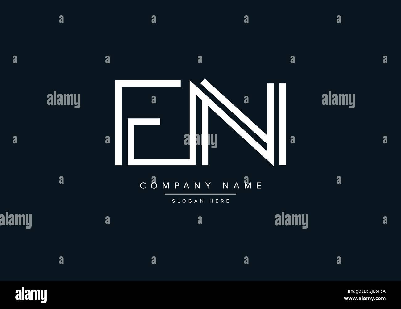 En letter design Stock Vector Images - Alamy