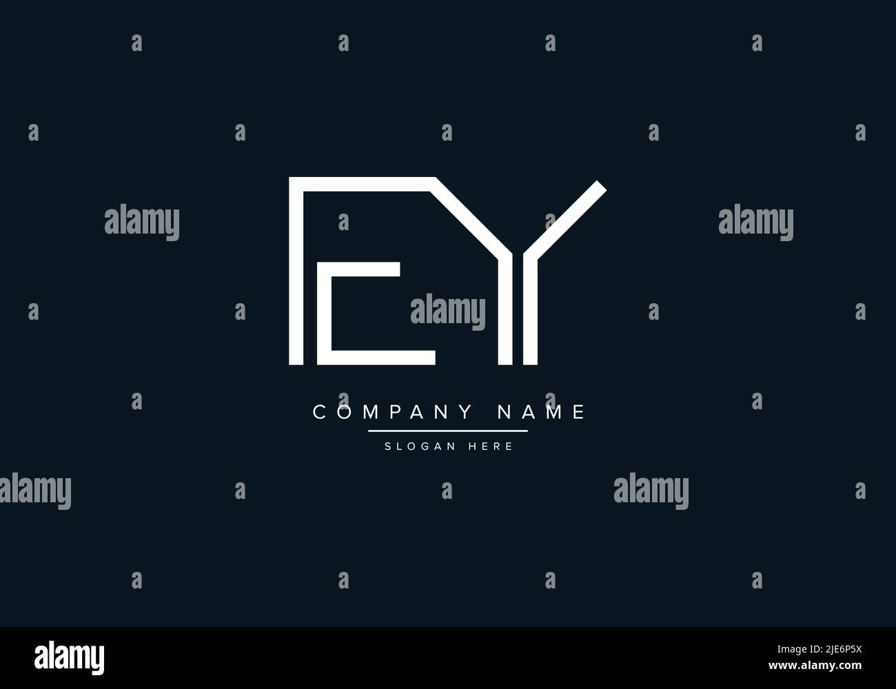 Alphabet Abstract Letter Icon Logo EY Stock Vector Image & Art - Alamy