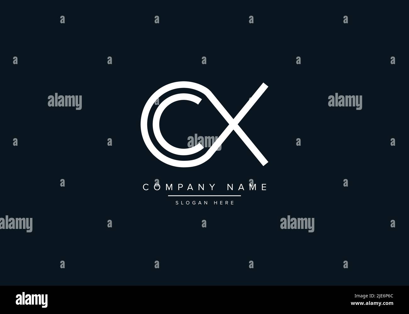 Cx letter design hi-res stock photography and images - Alamy