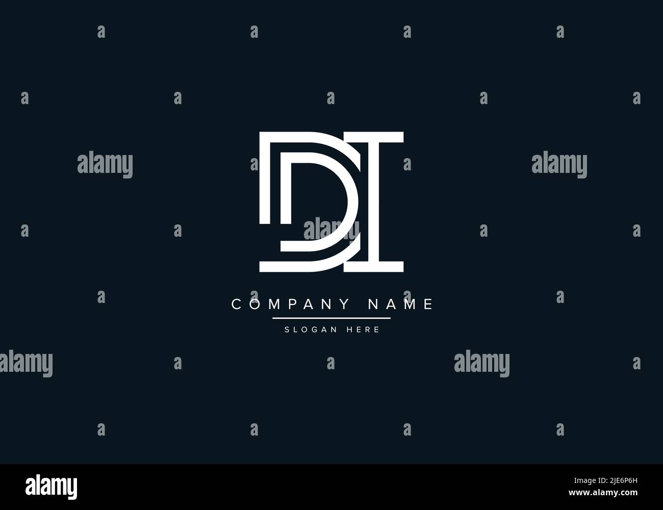 Alphabet Abstract Letter Icon Logo DI Stock Vector Image & Art - Alamy