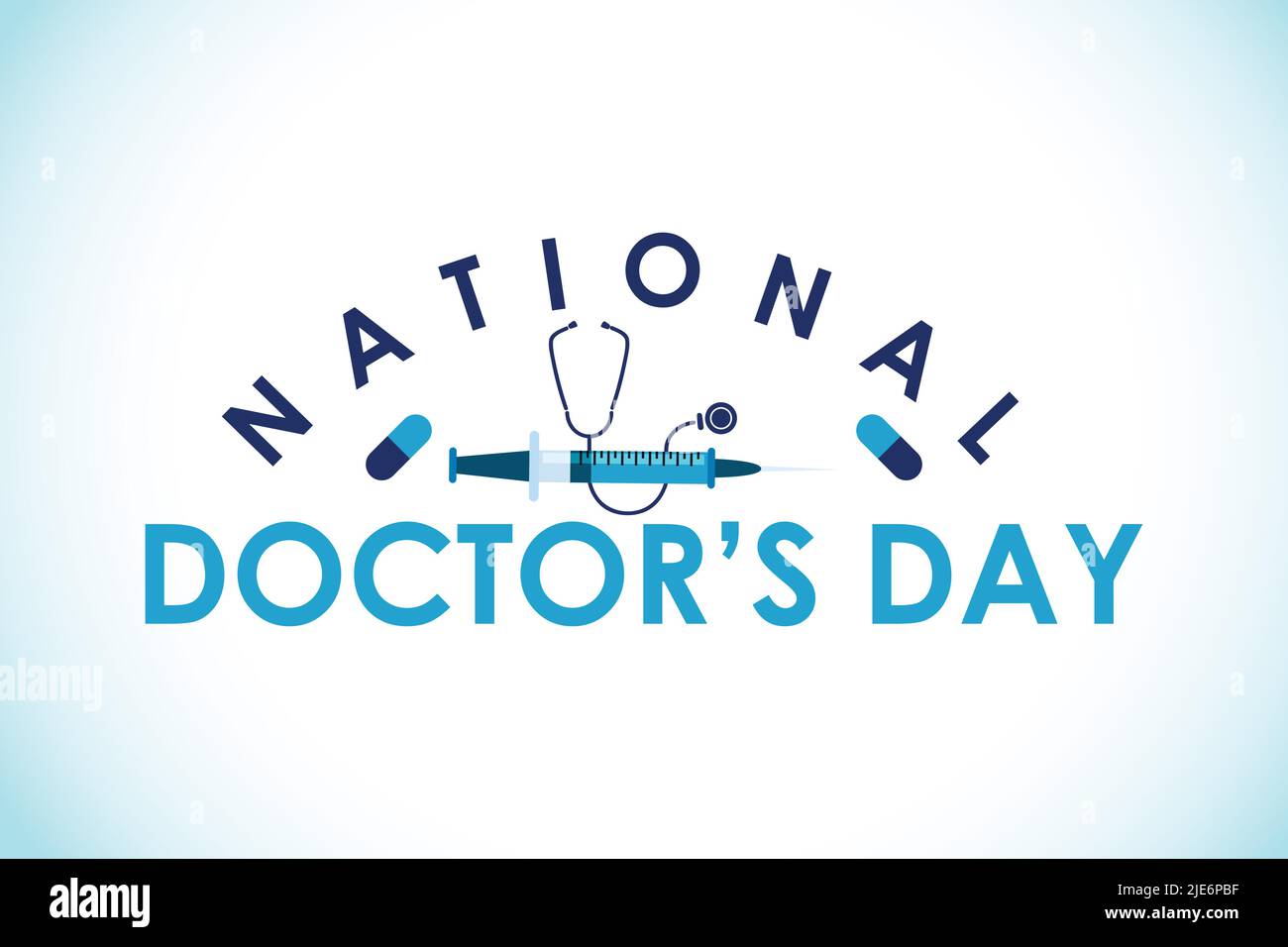 National doctors day. World doctors day template. Vector illustration ...