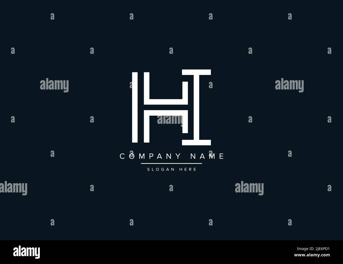 Letter hi logo hi-res stock photography and images - Alamy