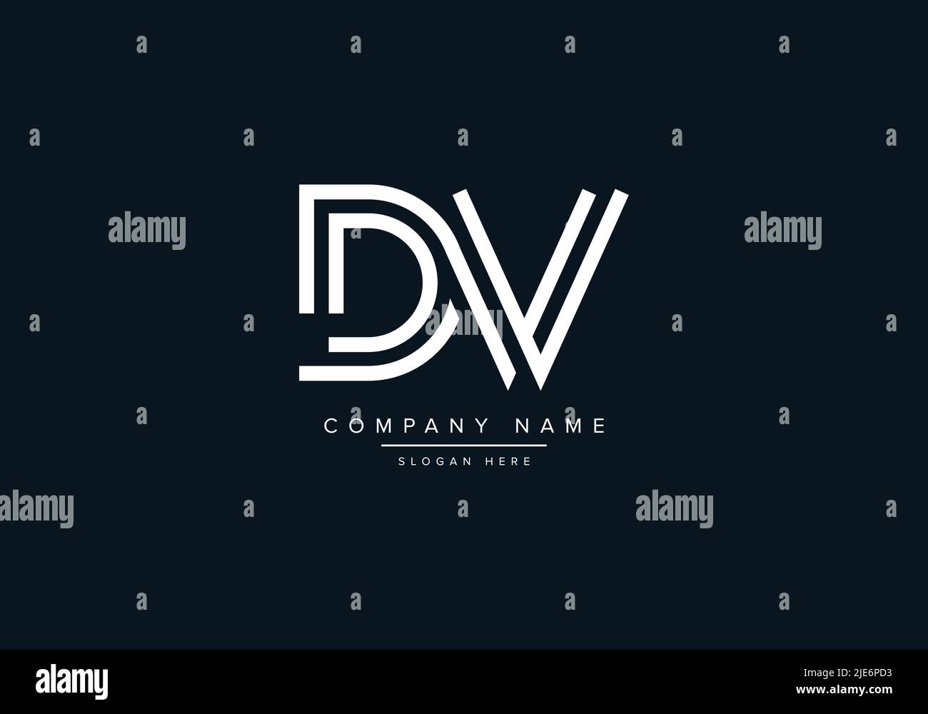 Dv letter design Stock Vector Images - Alamy