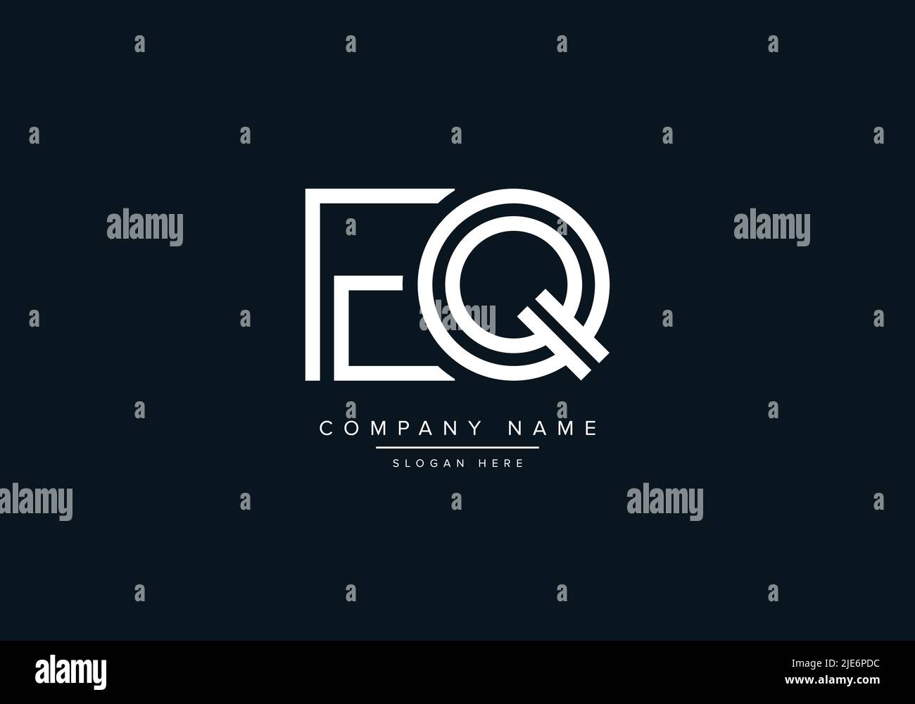Eq letter design Stock Vector Images - Alamy