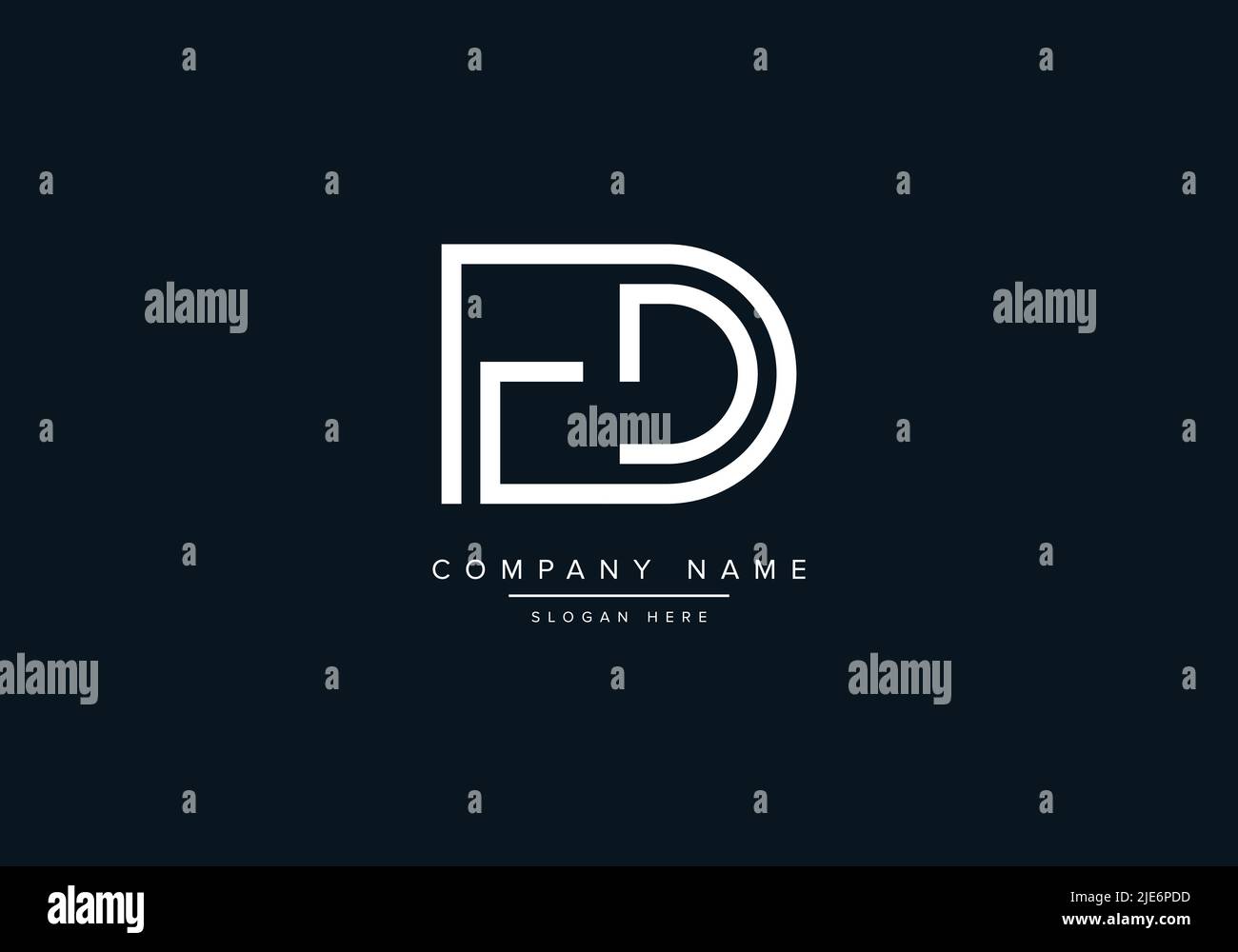 Ed letter design hi-res stock photography and images - Alamy