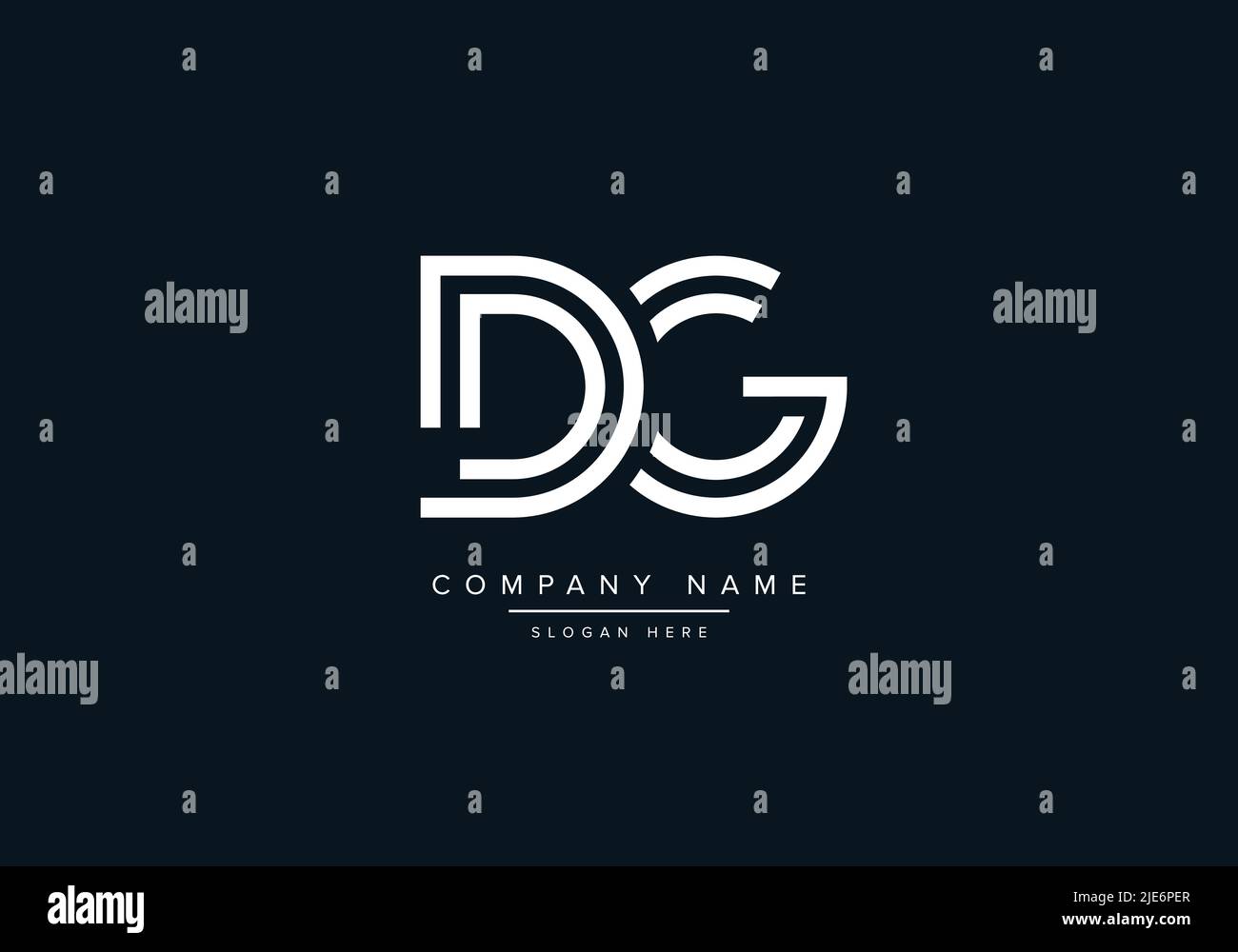 Abstract dg logo Stock Vector Images - Alamy