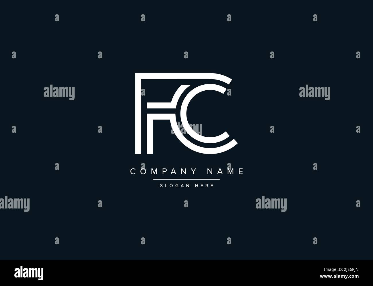 Fc letter Stock Vector Images - Alamy