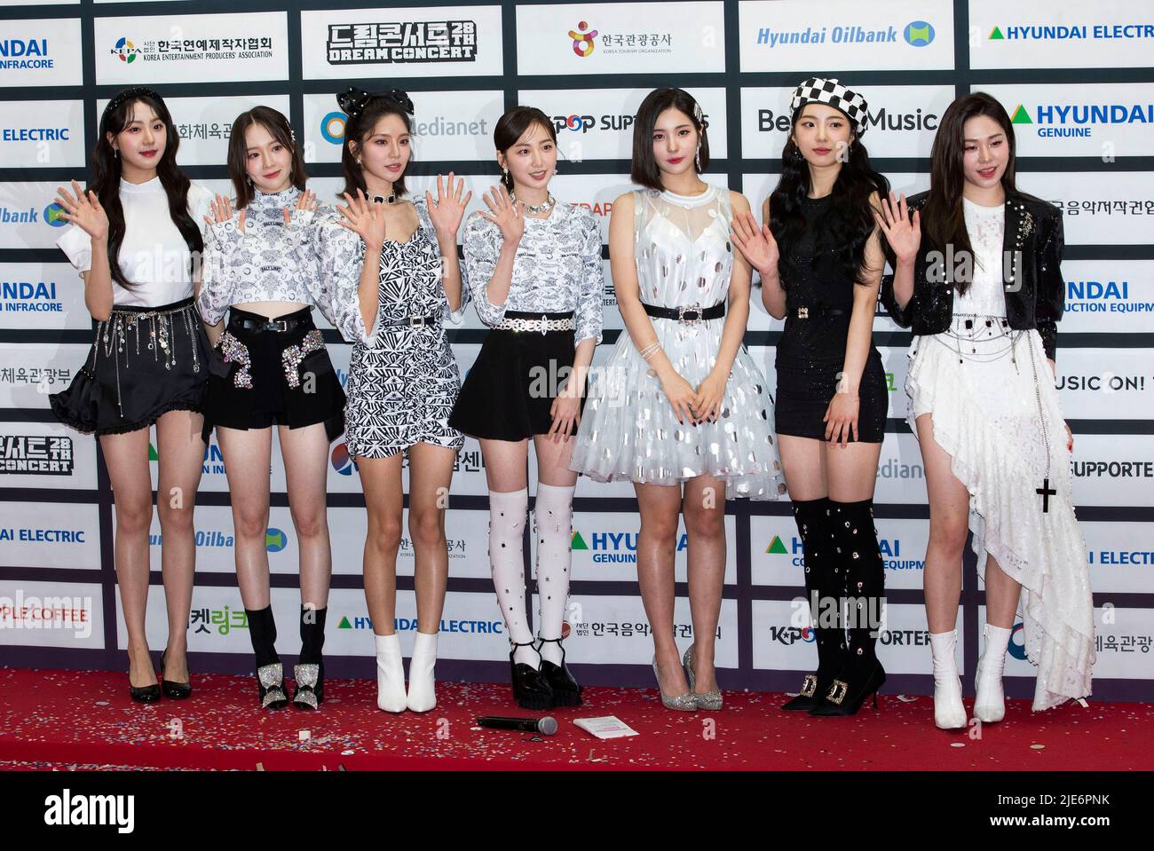 18 Jun 2022 - Seoul, South Korea : K-Pop girl group Alice, arrived ...
