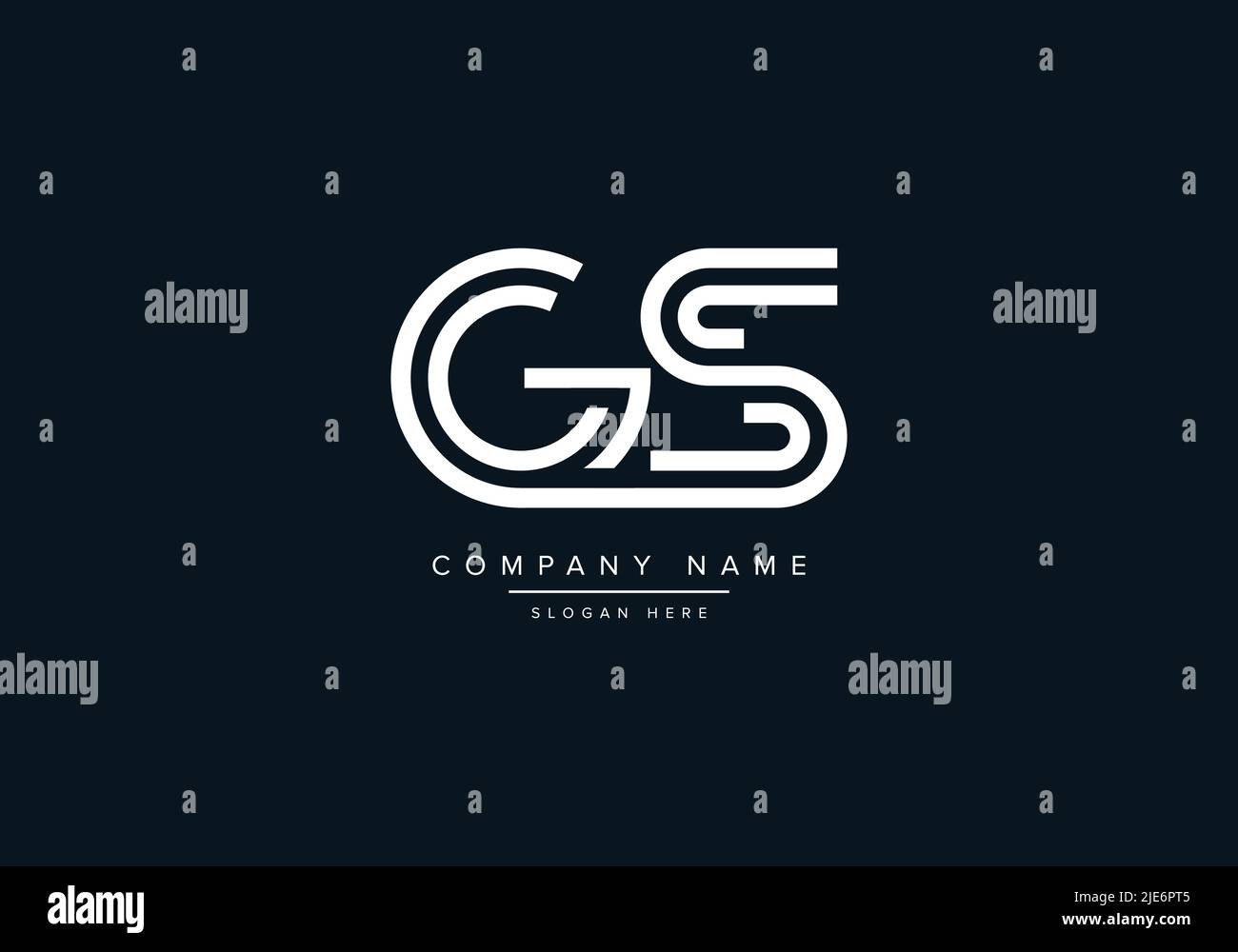 Initial letter gs Stock Vector Images - Alamy