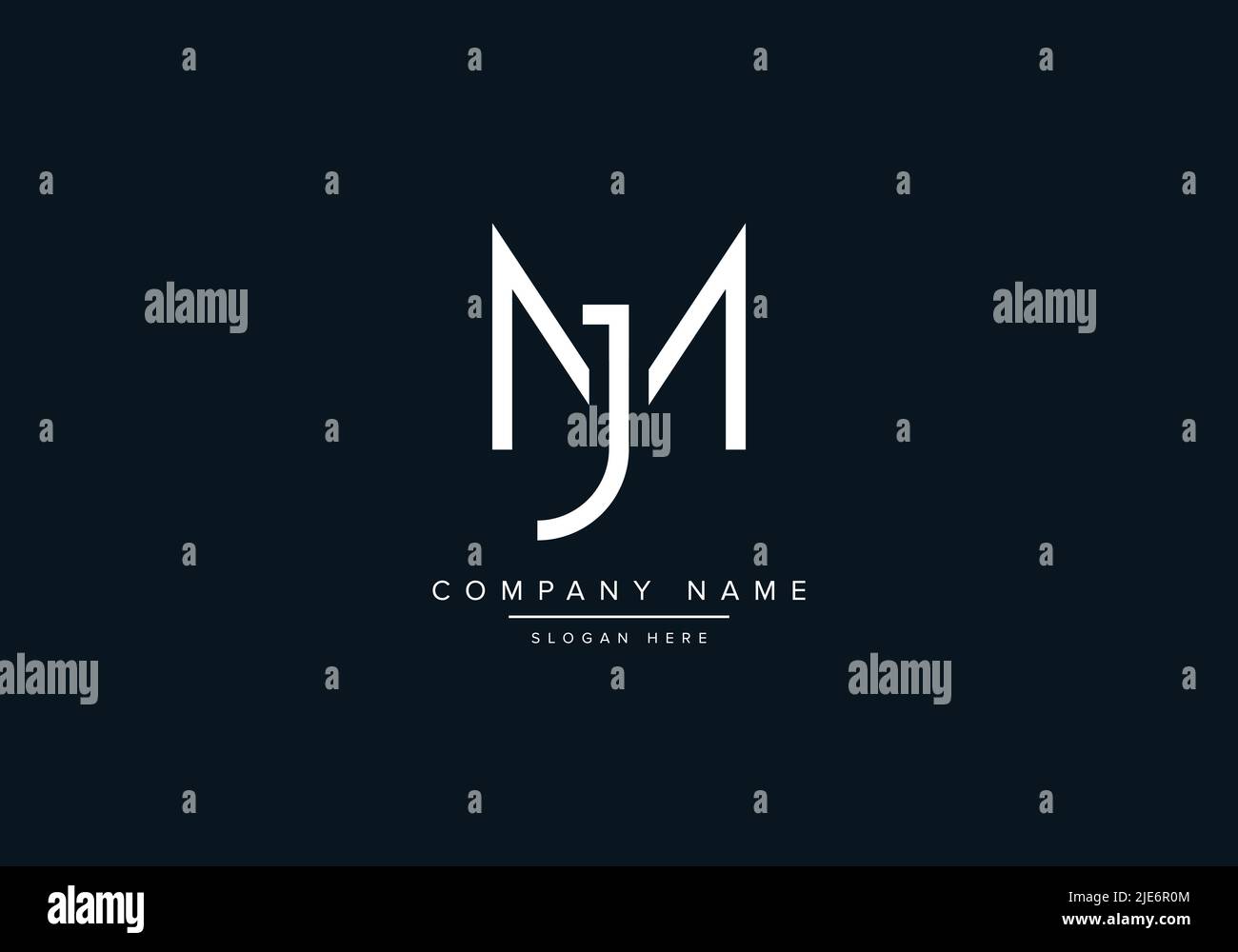 Jm letter design hi-res stock photography and images - Alamy