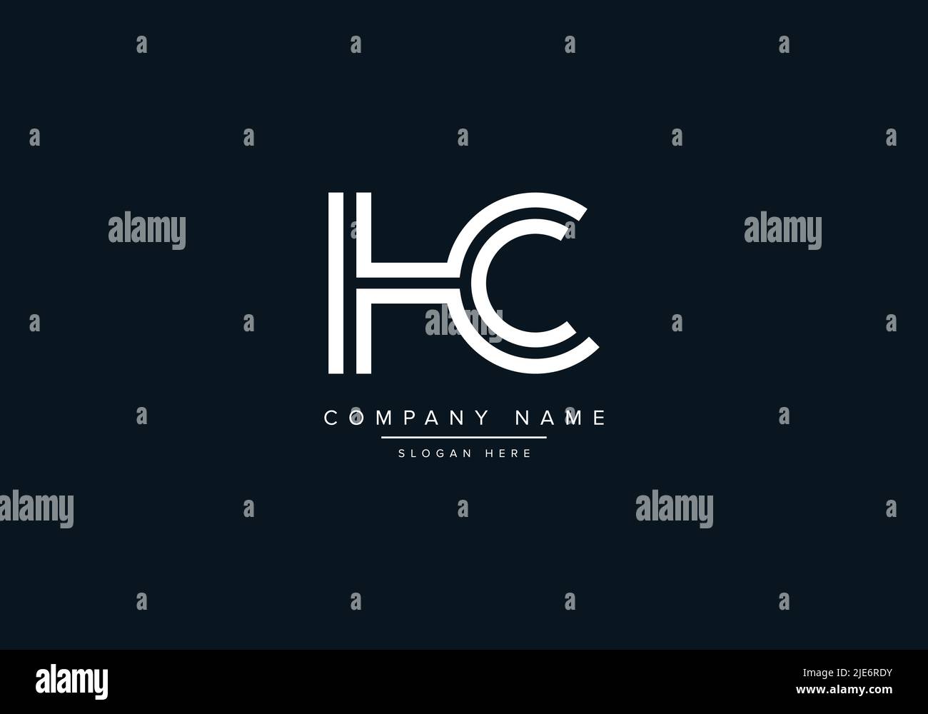Hc letters Stock Vector Images - Alamy