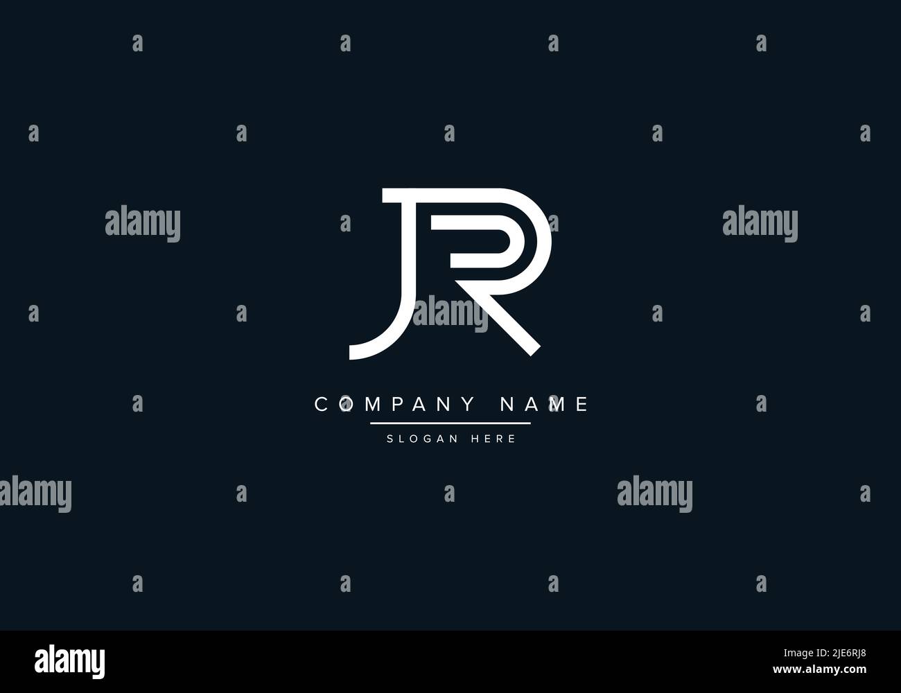 Jr alphabet Stock Vector Images - Alamy