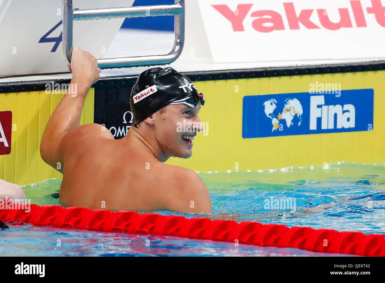 BUDAPEST, HUNGARY - JUNE 25: Justin Ress of USA competing at the Men's ...