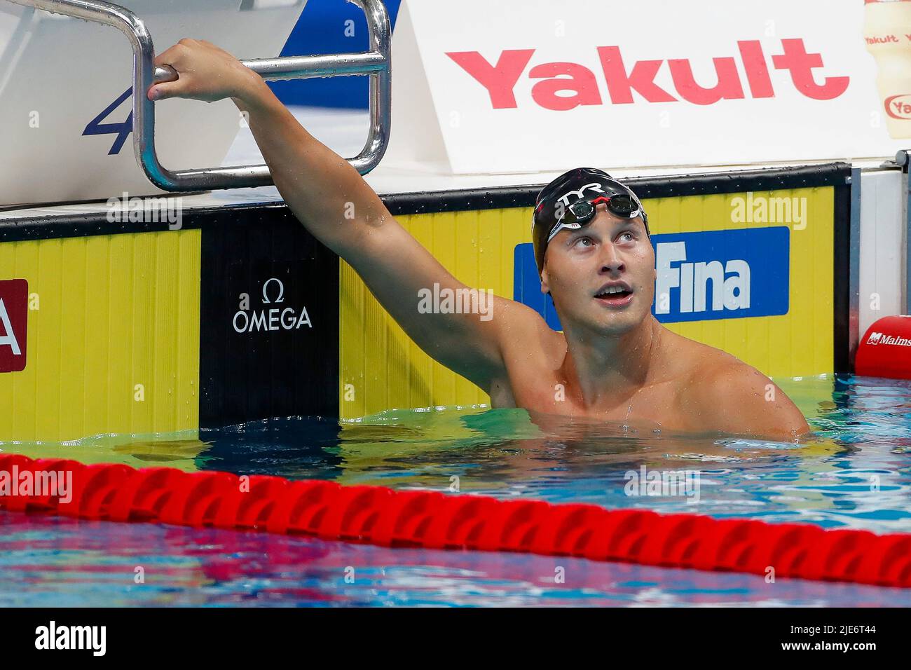 BUDAPEST, HUNGARY - JUNE 25: Justin Ress of USA competing at the Men's ...