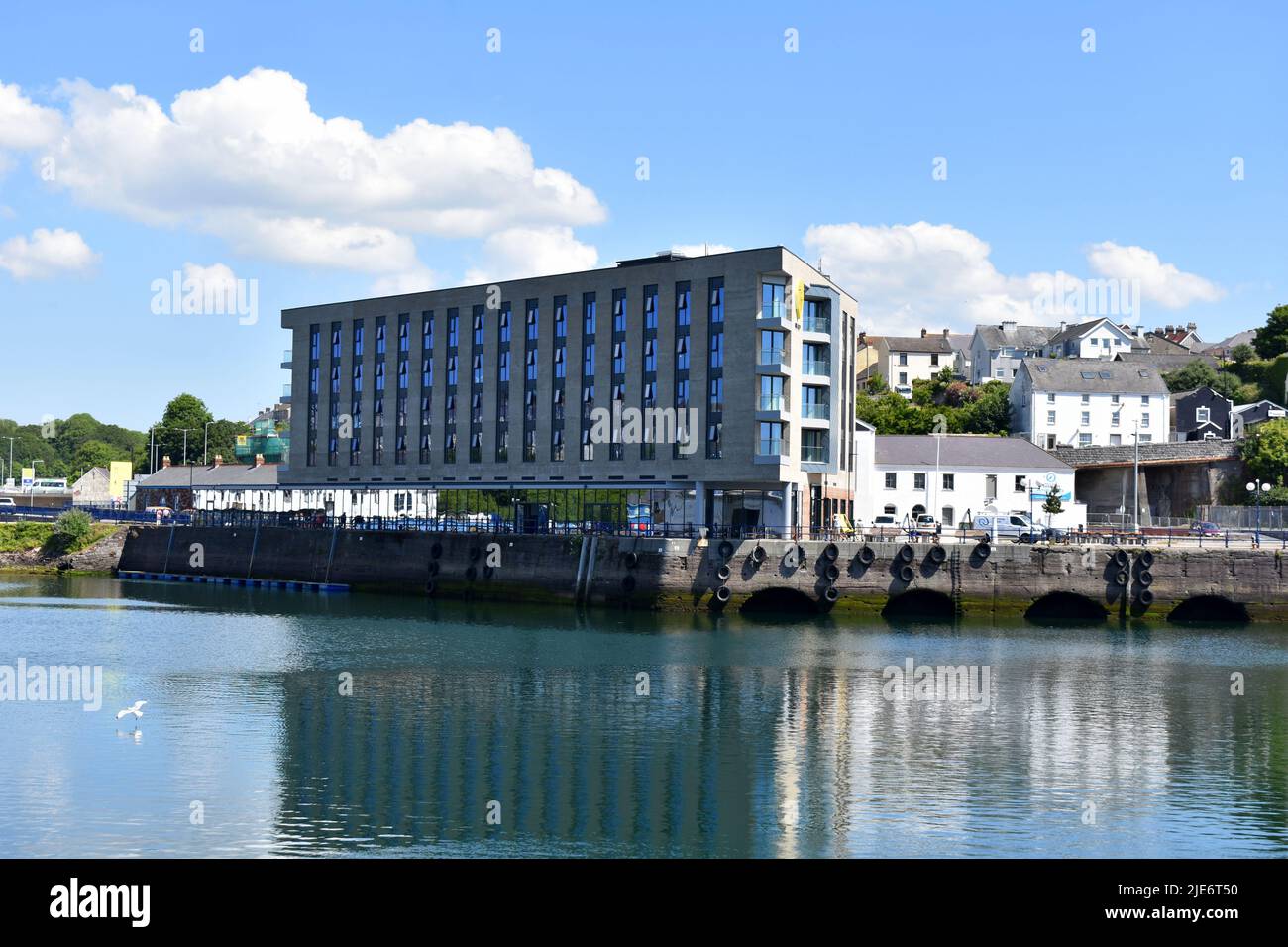 Ty hotel, Milford waterfront, Milford Haven, Pembrokeshire, Wales Stock ...
