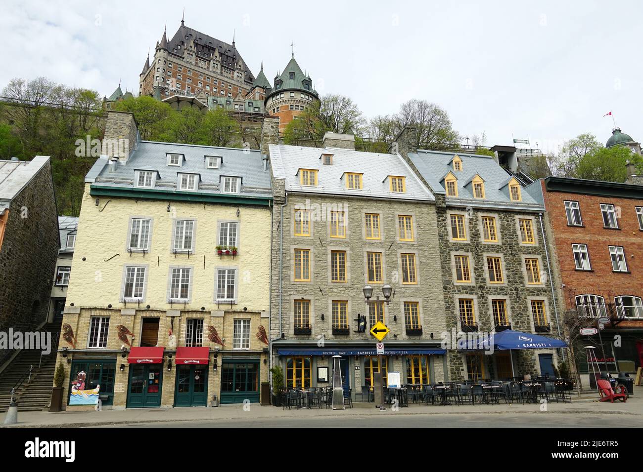 historic buildings, Lower Town, Quebec City, Ville de Québec, Quebec ...