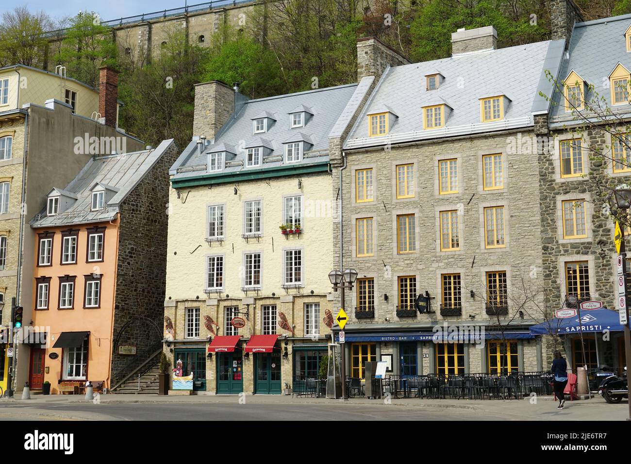 historic buildings, Lower Town, Quebec City, Ville de Québec, Quebec ...