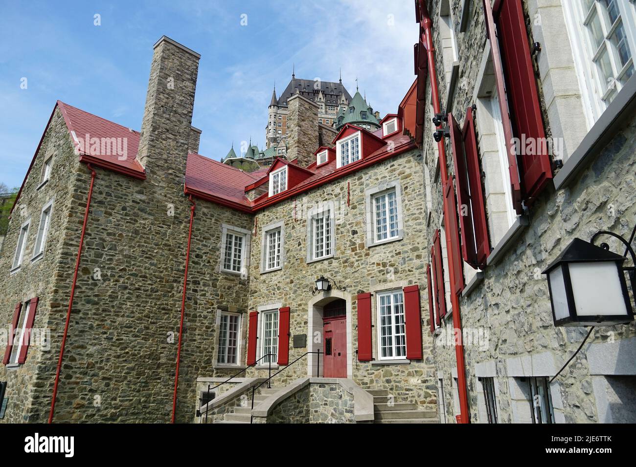 historic buildings, Lower Town, Quebec City, Ville de Québec, Quebec ...