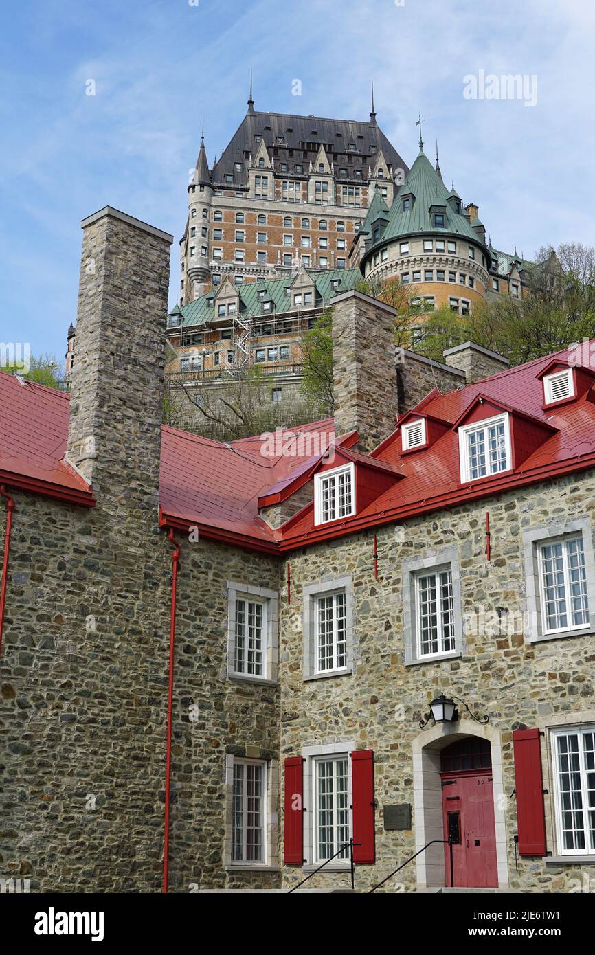 historic buildings, Lower Town, Quebec City, Ville de Québec, Quebec ...