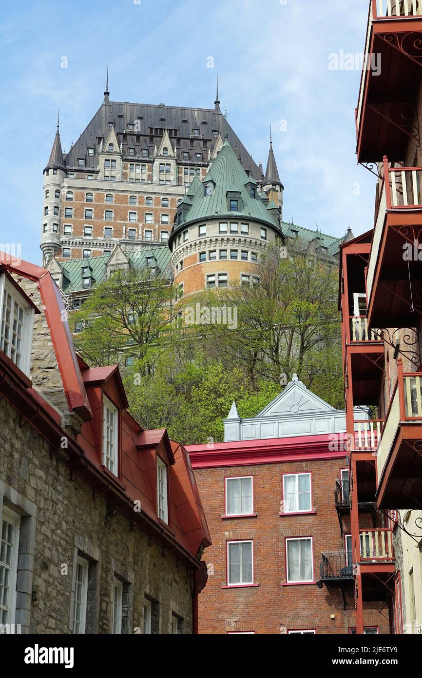 historic buildings, Lower Town, Quebec City, Ville de Québec, Quebec ...