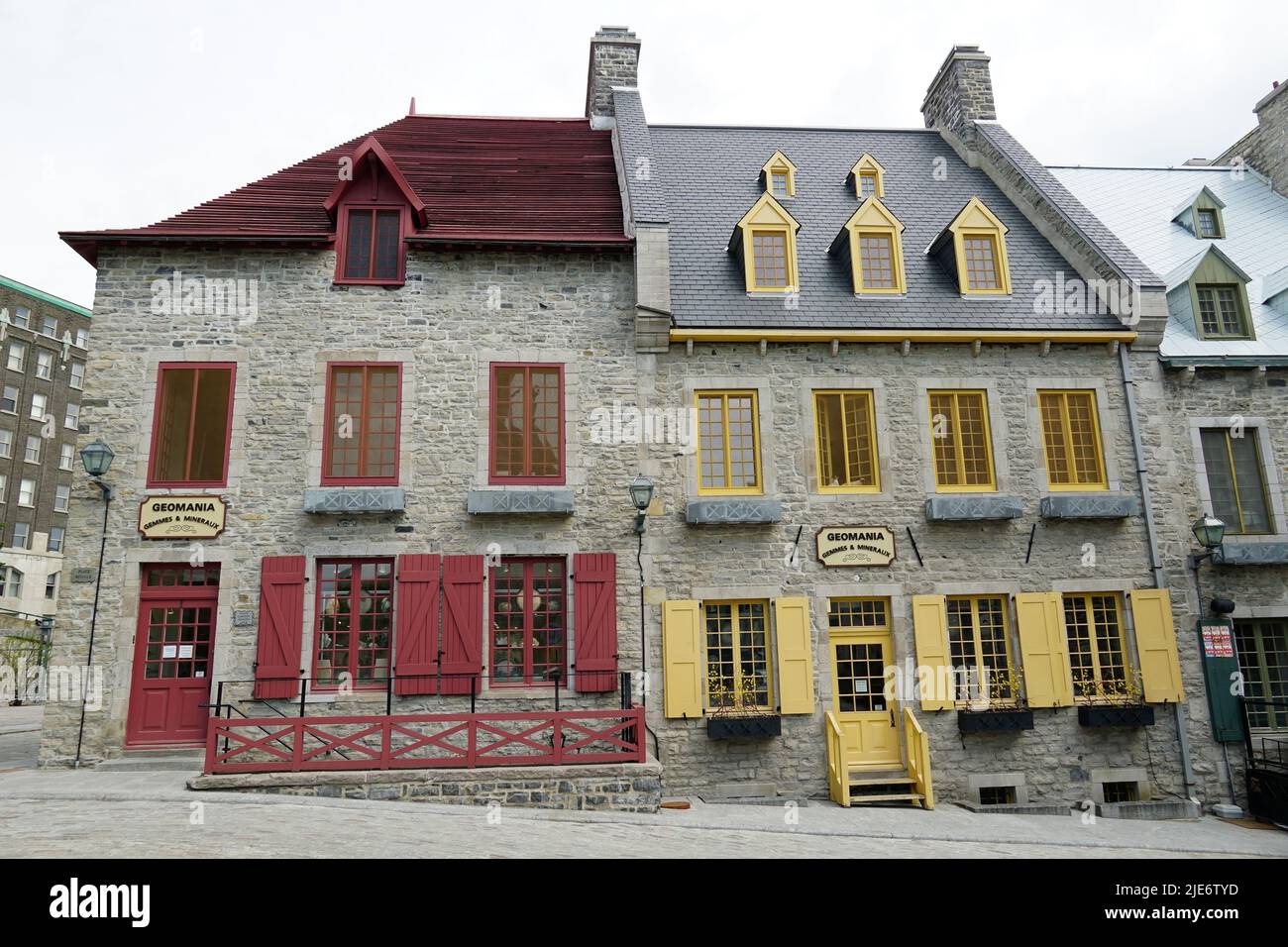 historic buildings, Lower Town, Quebec City, Ville de Québec, Quebec ...