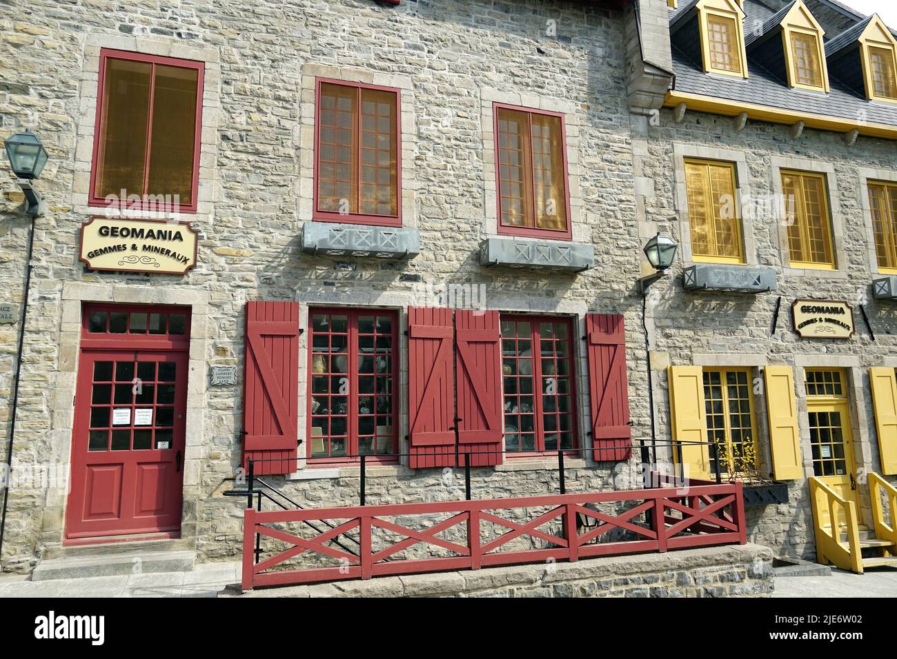 historic buildings, Lower Town, Quebec City, Ville de Québec, Quebec ...