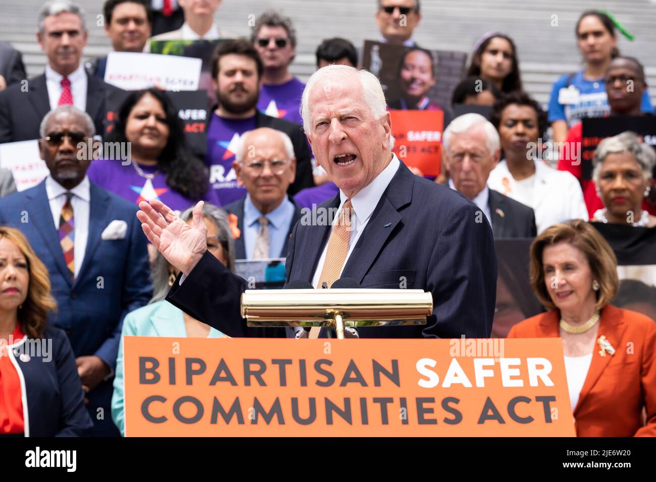 UNITED STATES - JUNE 24: Rep. Mike Thompson, D-Calif., speaks during a ...