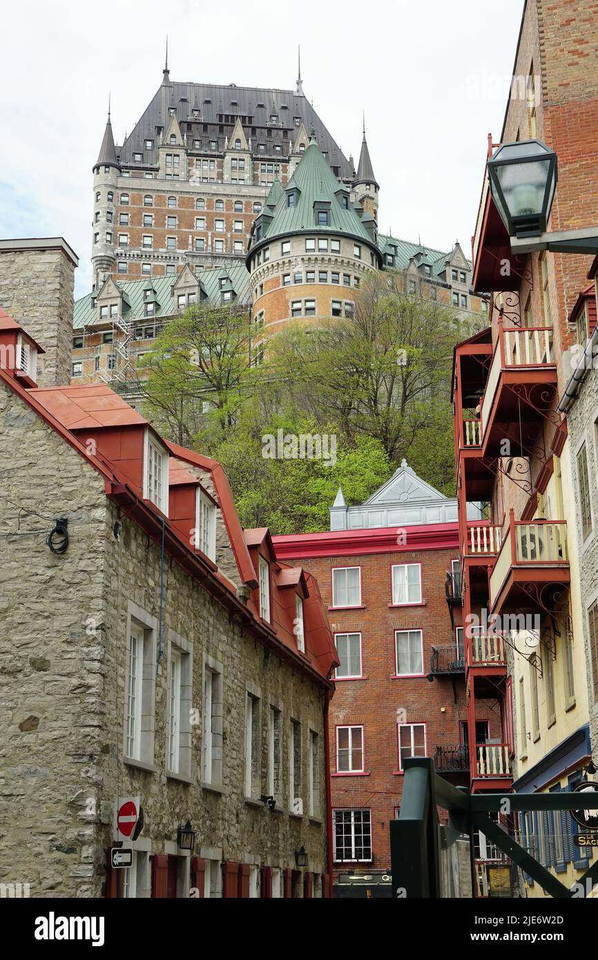historic buildings, Lower Town, Quebec City, Ville de Québec, Quebec ...