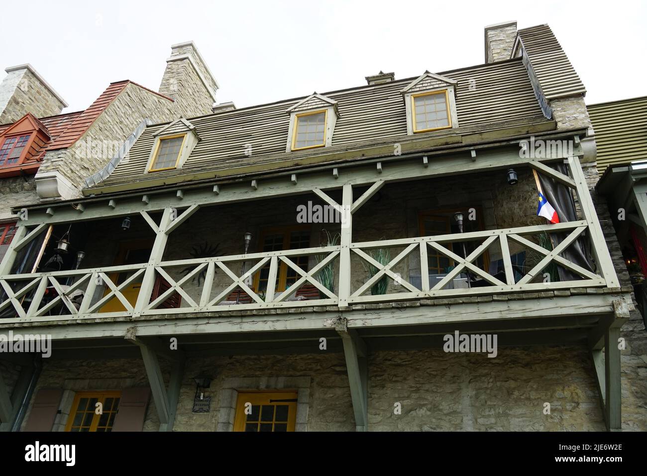 historic buildings, Lower Town, Quebec City, Ville de Québec, Quebec ...