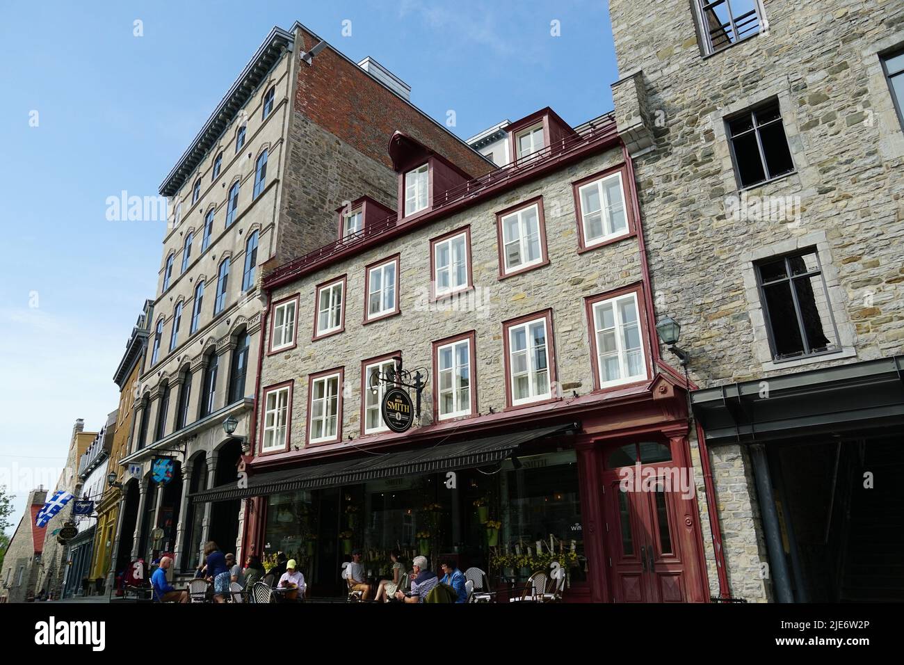 historic buildings, Lower Town, Quebec City, Ville de Québec, Quebec ...