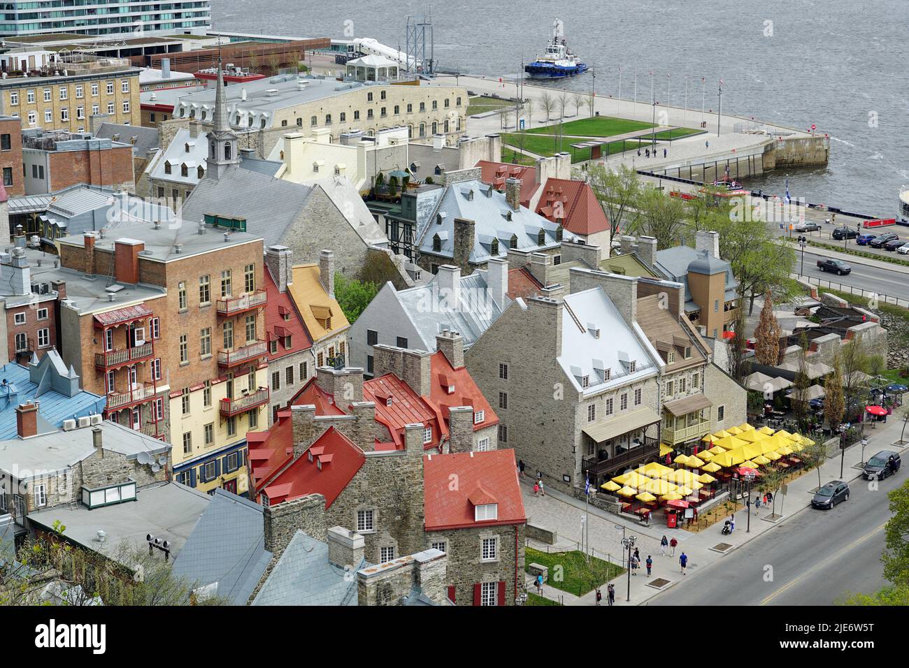 historic buildings, Lower Town, Quebec City, Ville de Québec, Quebec ...