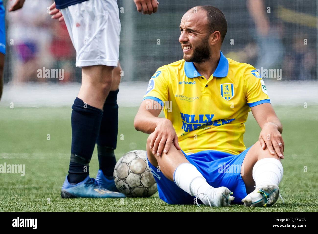 WAALWIJK, NETHERLANDS - JUNE 25: Iliass Bel Hassani of RKC Waalwijk during the Pre Season ...