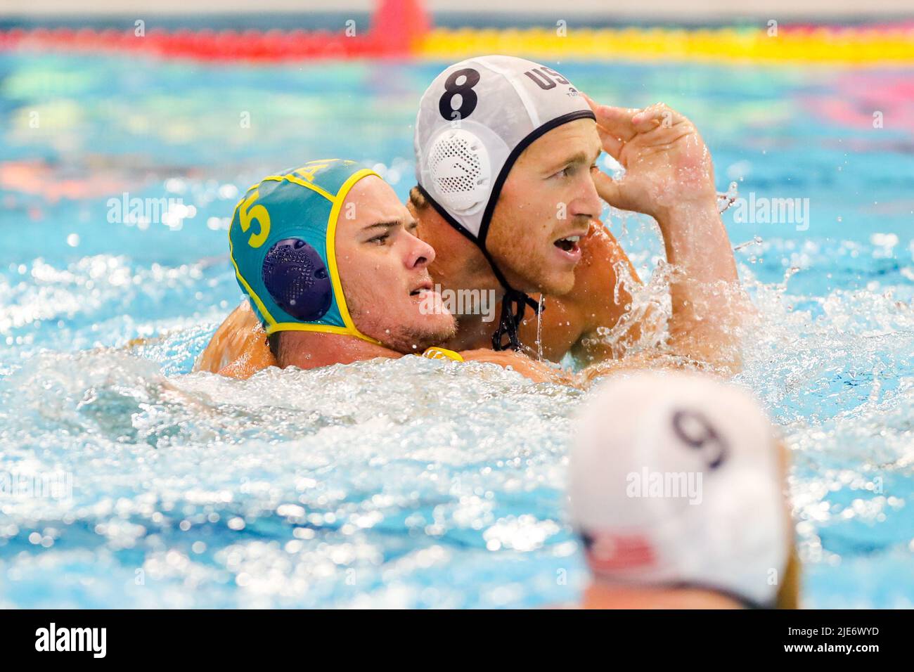 SZEGED, HUNGARY - JUNE 25: Nathan Power of Australia and Dylan Woodhead ...