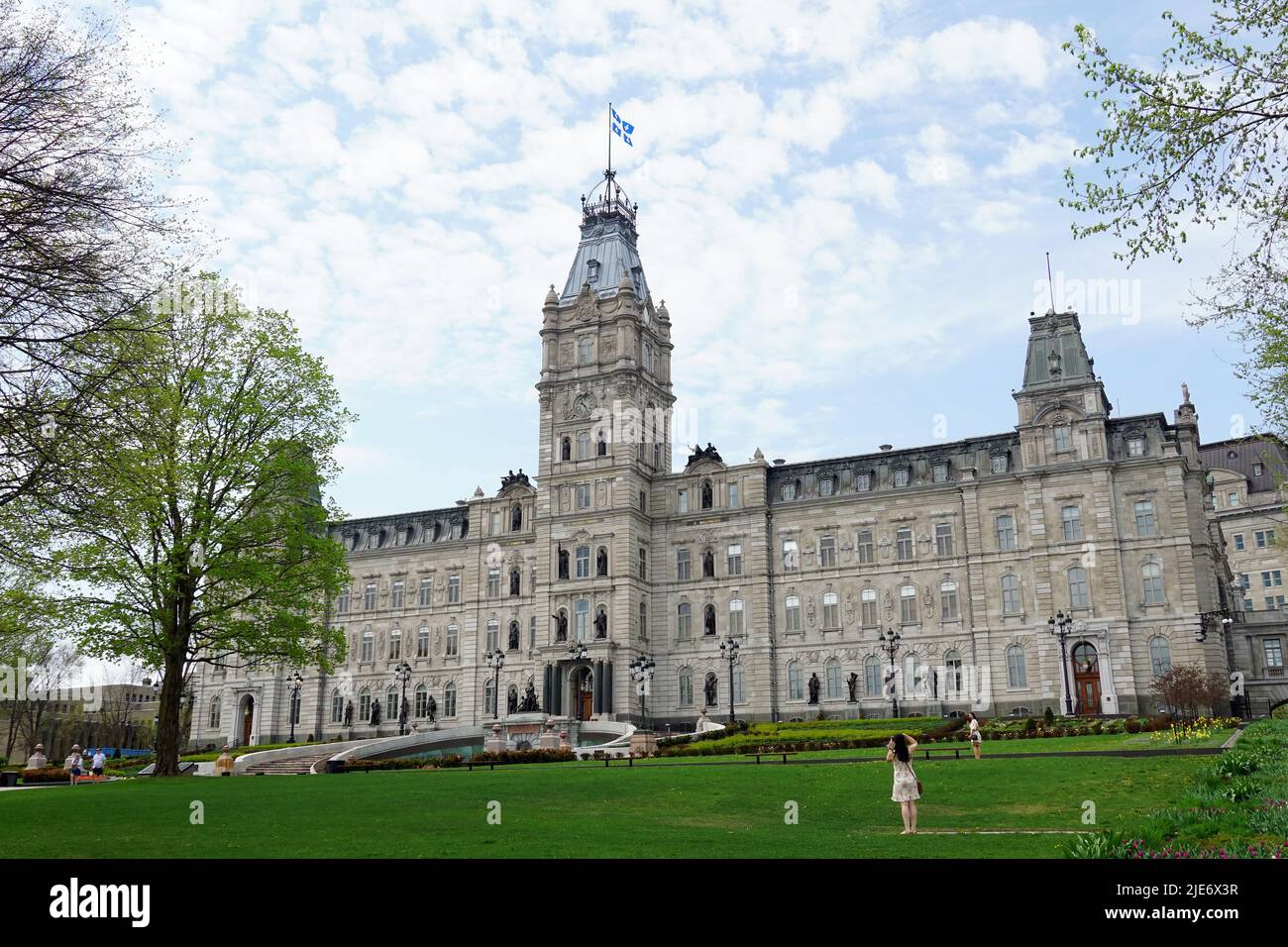 Parliament Building, Hôtel du Parlement du Québec, Upper Town, Quebec ...
