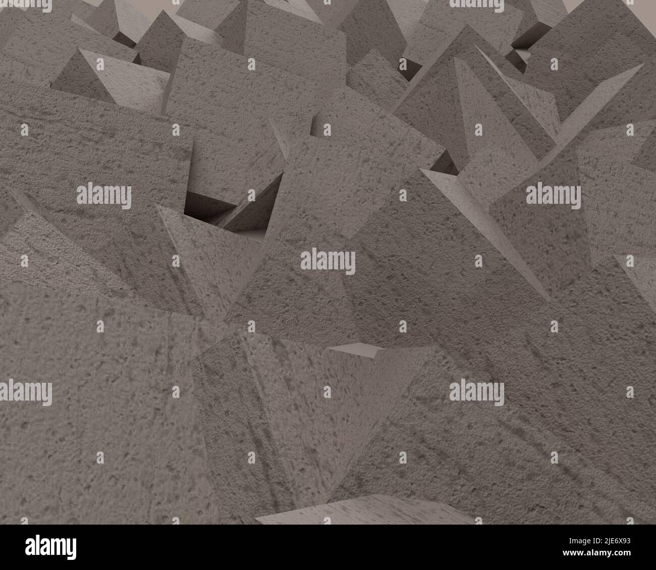 Wallpaper. Gray abstract polyhedra. 3d texture. Background Stock Photo ...