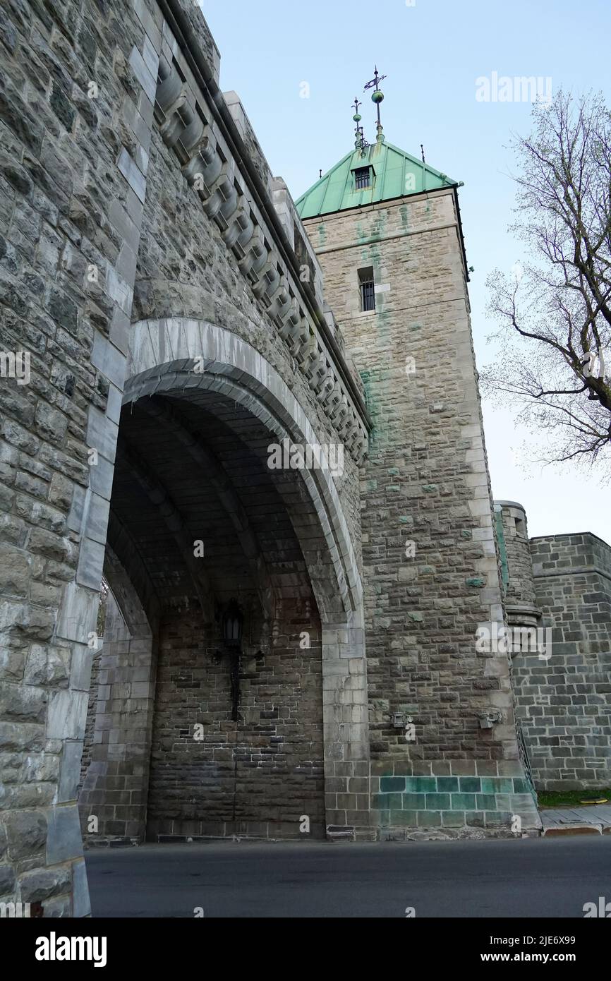 St. Louis Gate, Upper Town, Quebec City, Ville de Québec, Quebec ...