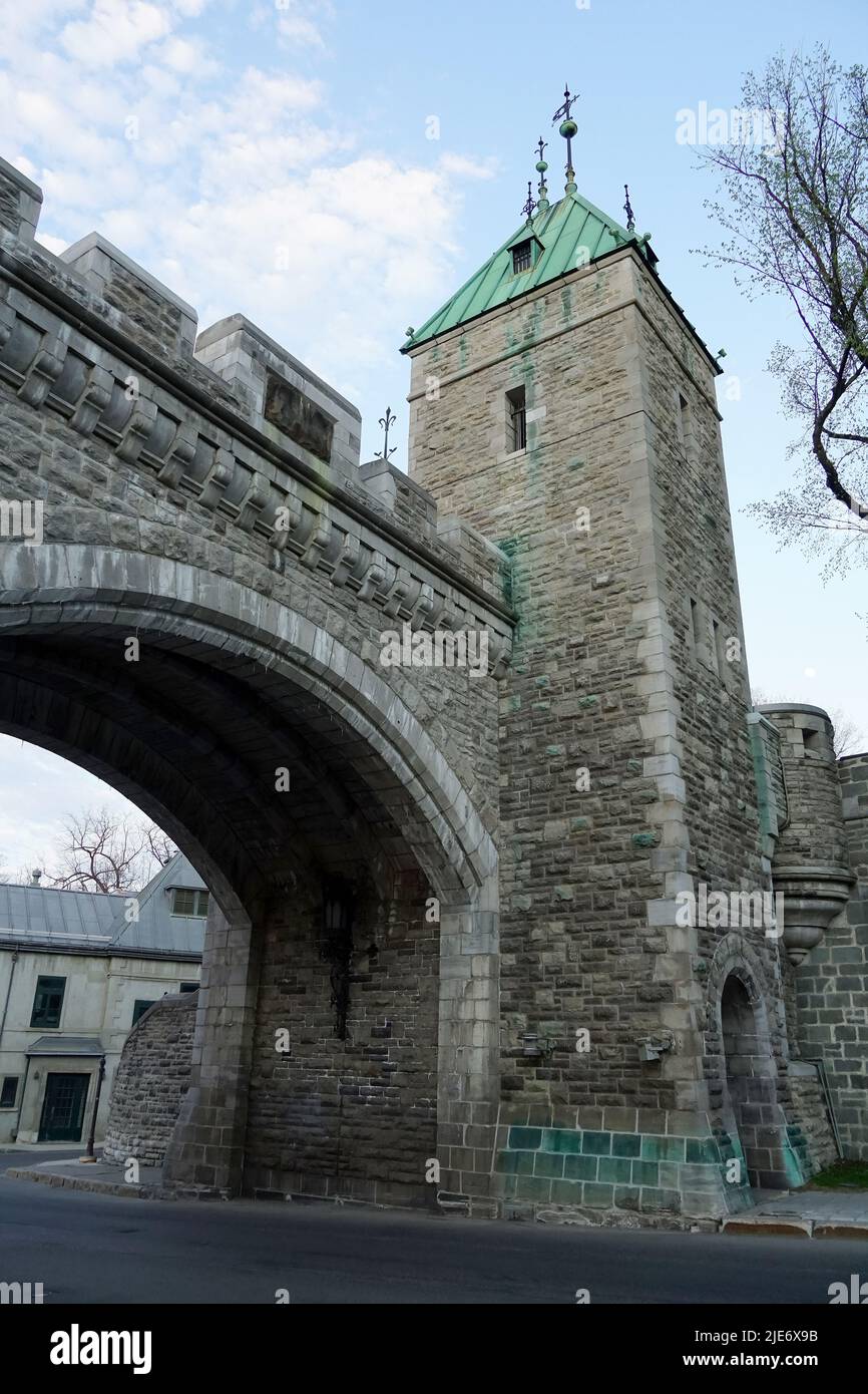 St. Louis Gate, Upper Town, Quebec City, Ville de Québec, Quebec ...