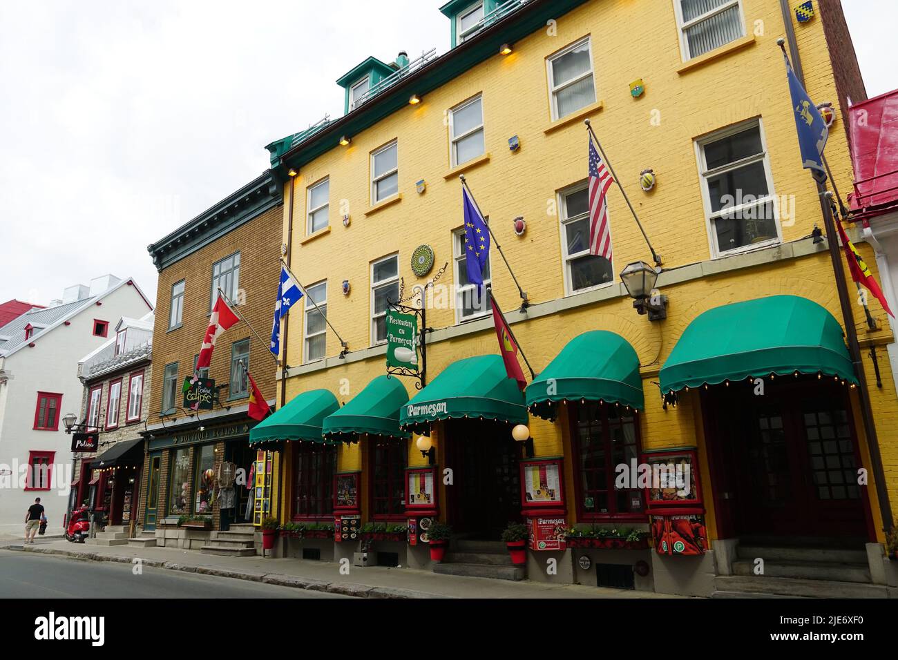 historic buildings, Upper Town, Quebec City, Ville de Québec, Quebec ...