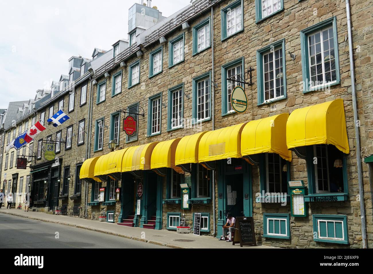 historic buildings, Upper Town, Quebec City, Ville de Québec, Quebec ...