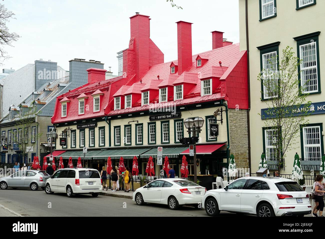 historic buildings, Upper Town, Quebec City, Ville de Québec, Quebec ...
