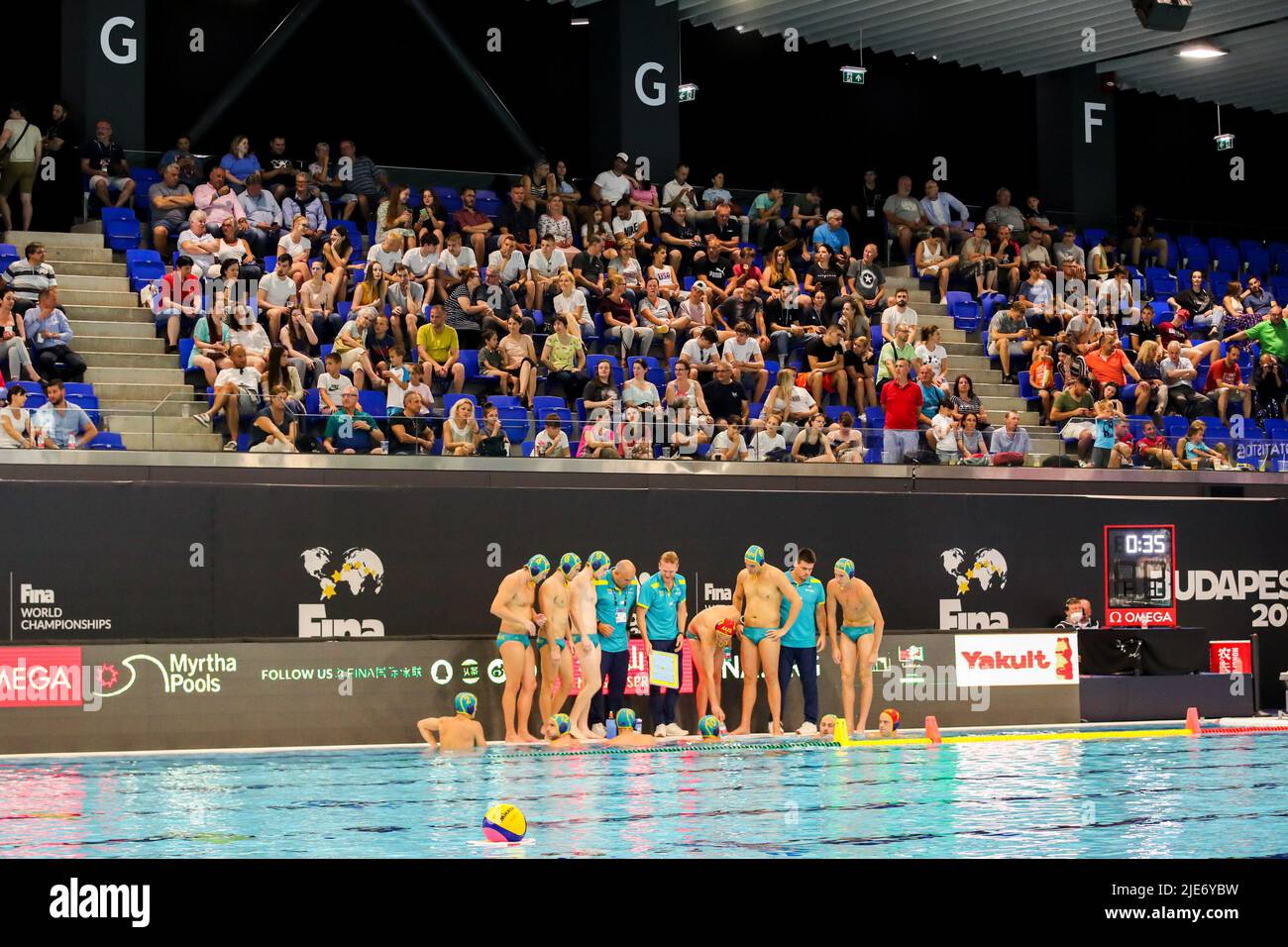 SZEGED, HUNGARY - JUNE 25: Head coach Tim Hamill of Australia, Nick ...