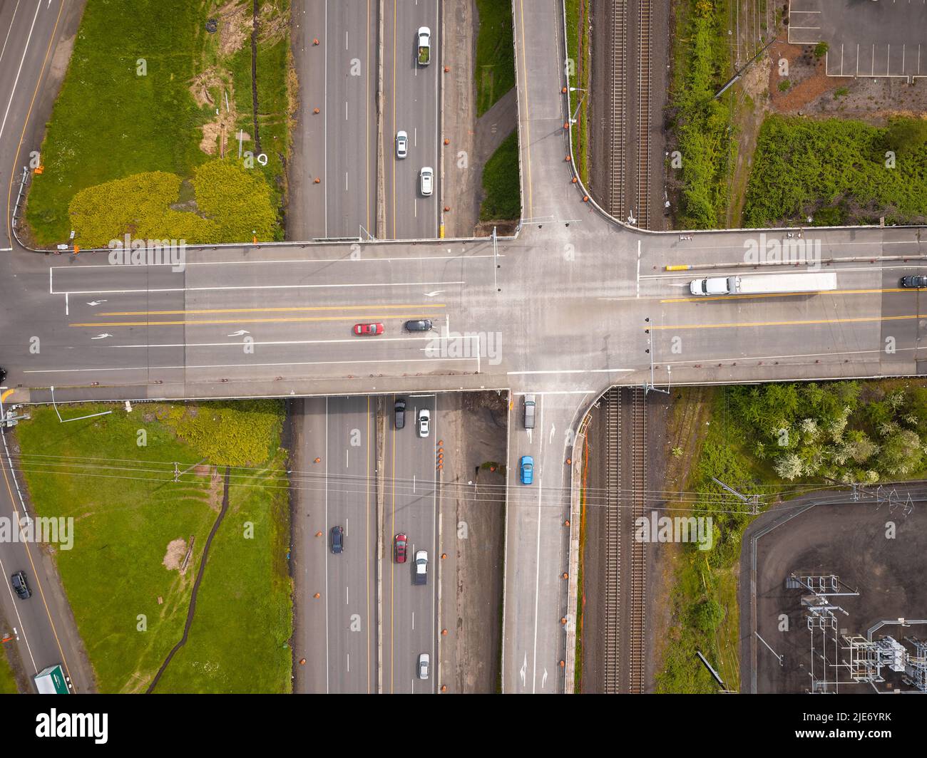 Interstate highway system map hi-res stock photography and images - Alamy