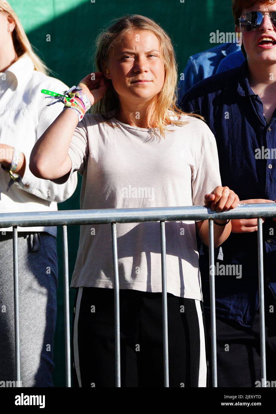 Greta thunberg 2022 glastonbury hi-res stock photography and images - Alamy