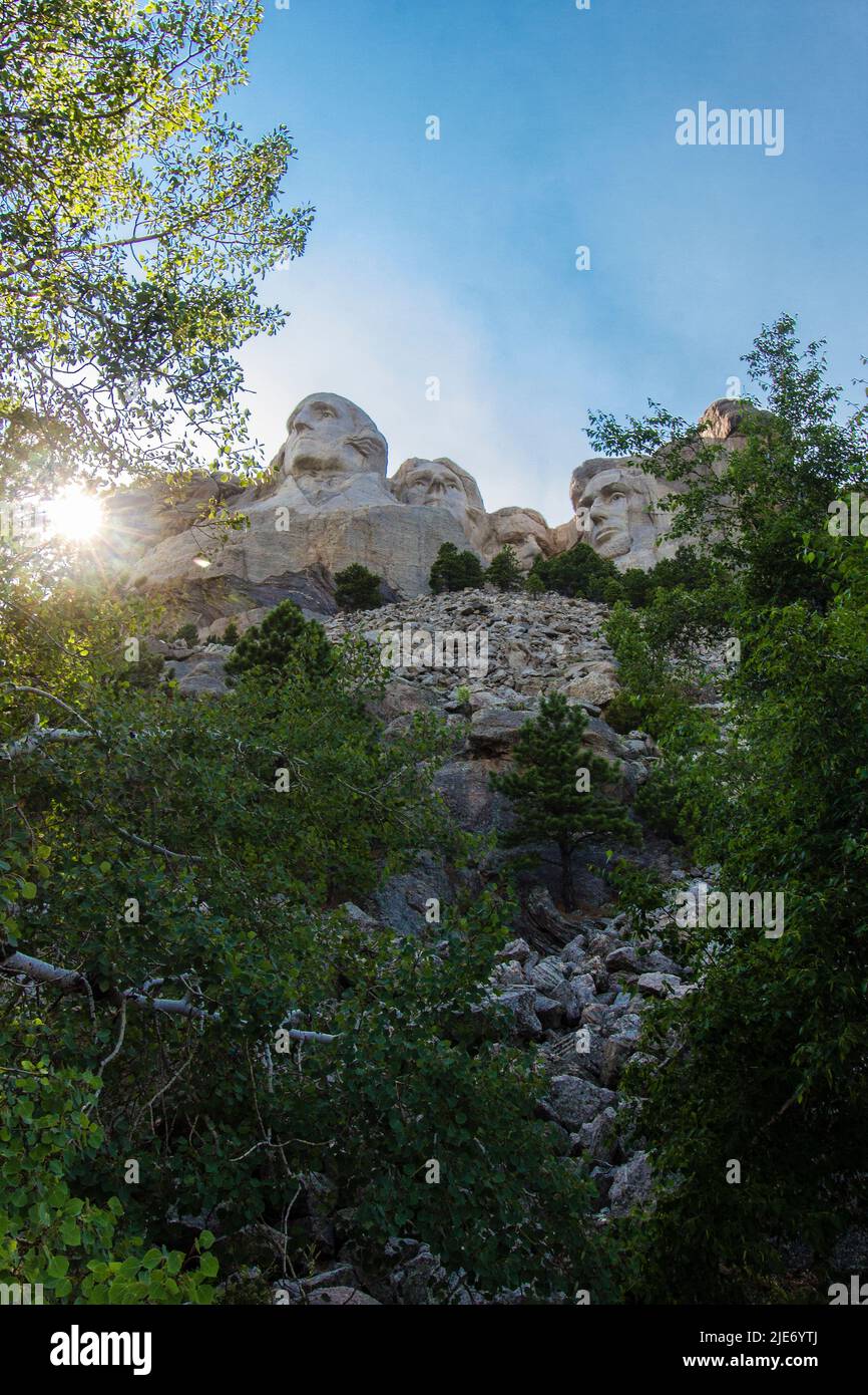 Mount Rushmore National Memorial, South Dakota Stock Photo - Alamy