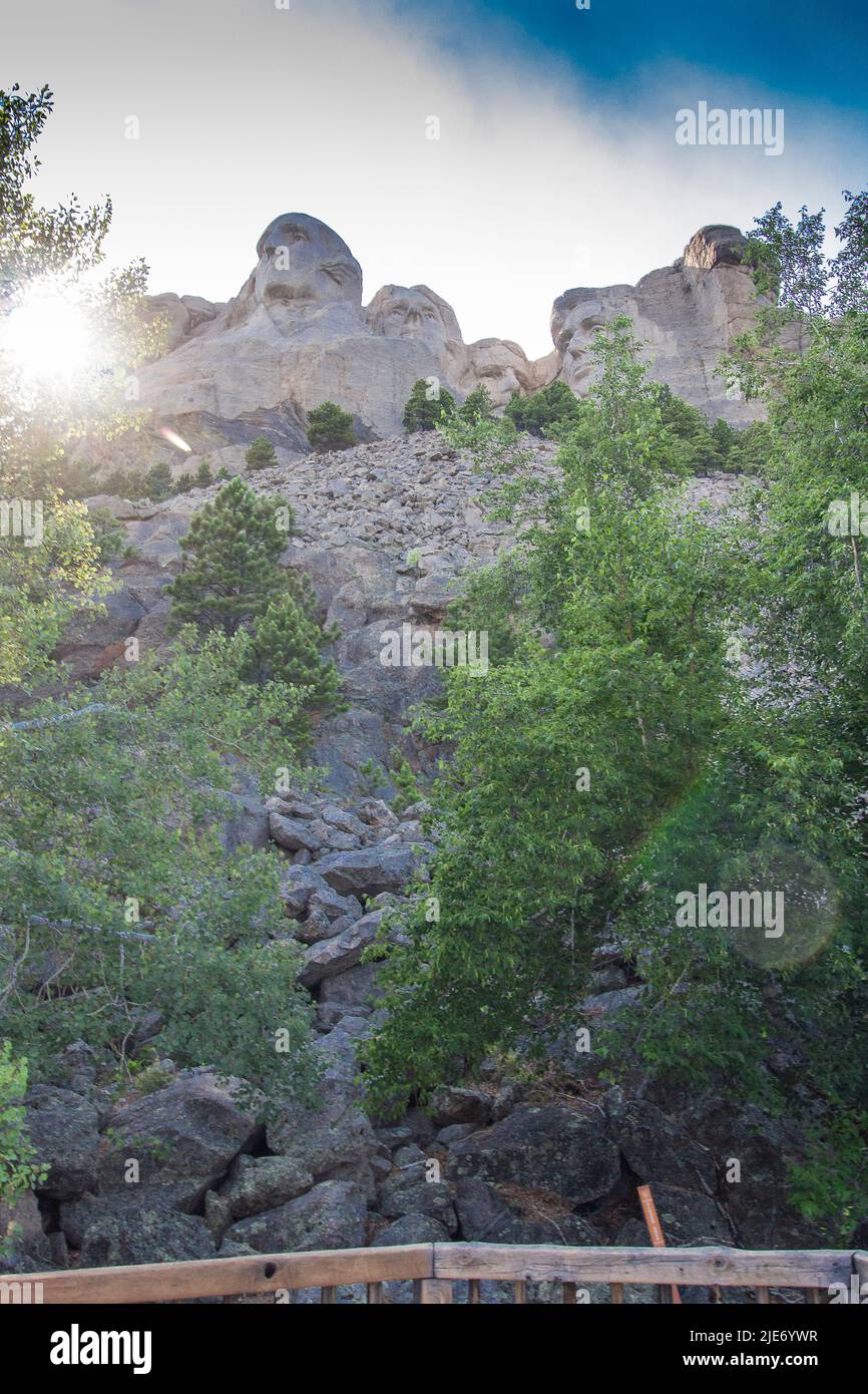 Mount Rushmore National Memorial, South Dakota Stock Photo - Alamy