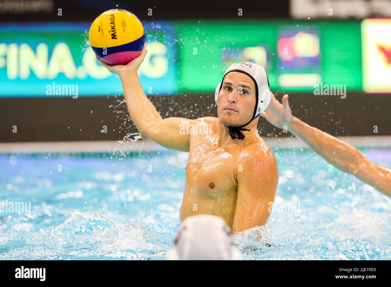 SZEGED, HUNGARY - JUNE 25: Jake Ehrhardt of United States during the ...