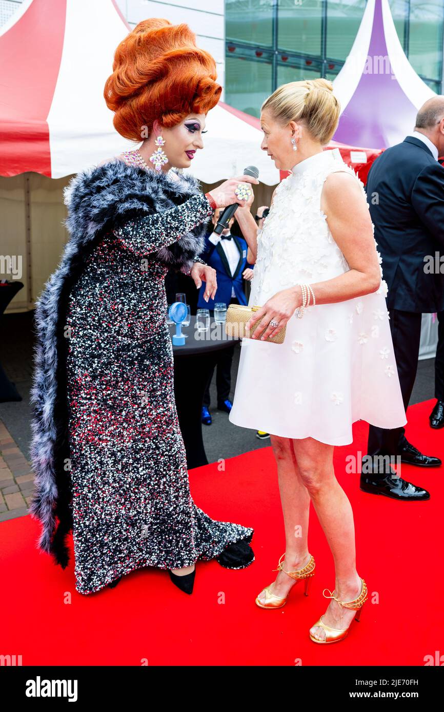 Princess Mabel attending the 30th anniversary of the largest benefit ...